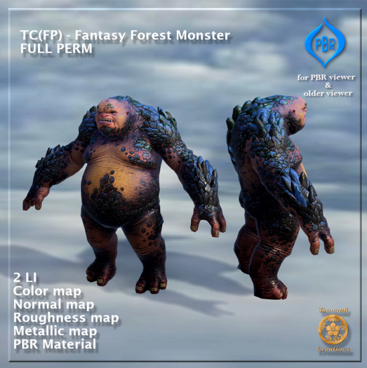 Second Life Marketplace - TC(FP) - Fantasy Forest Monster FULL PERM